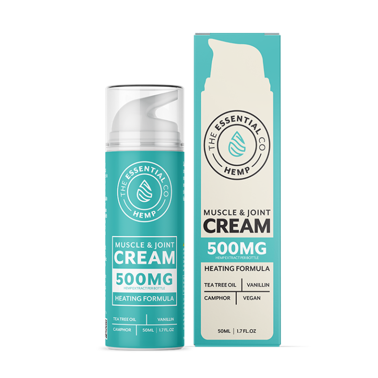 Hemp Cream for Muscle & Joint: Heating Formula - Essential Co.